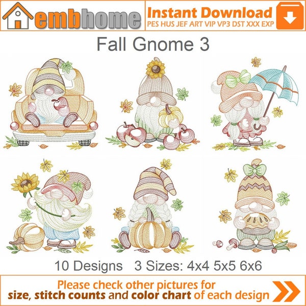 Machine Embroidery Designs Fall - Etsy
