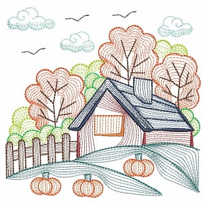 Country Farmhouse Machine Embroidery Designs Instant Download 4x4 5x5 ...