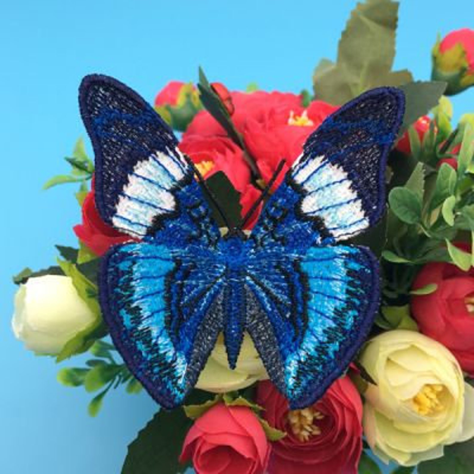 FSL Realistic Butterfly Free Standing Lace Ornaments Machine - Etsy Ireland