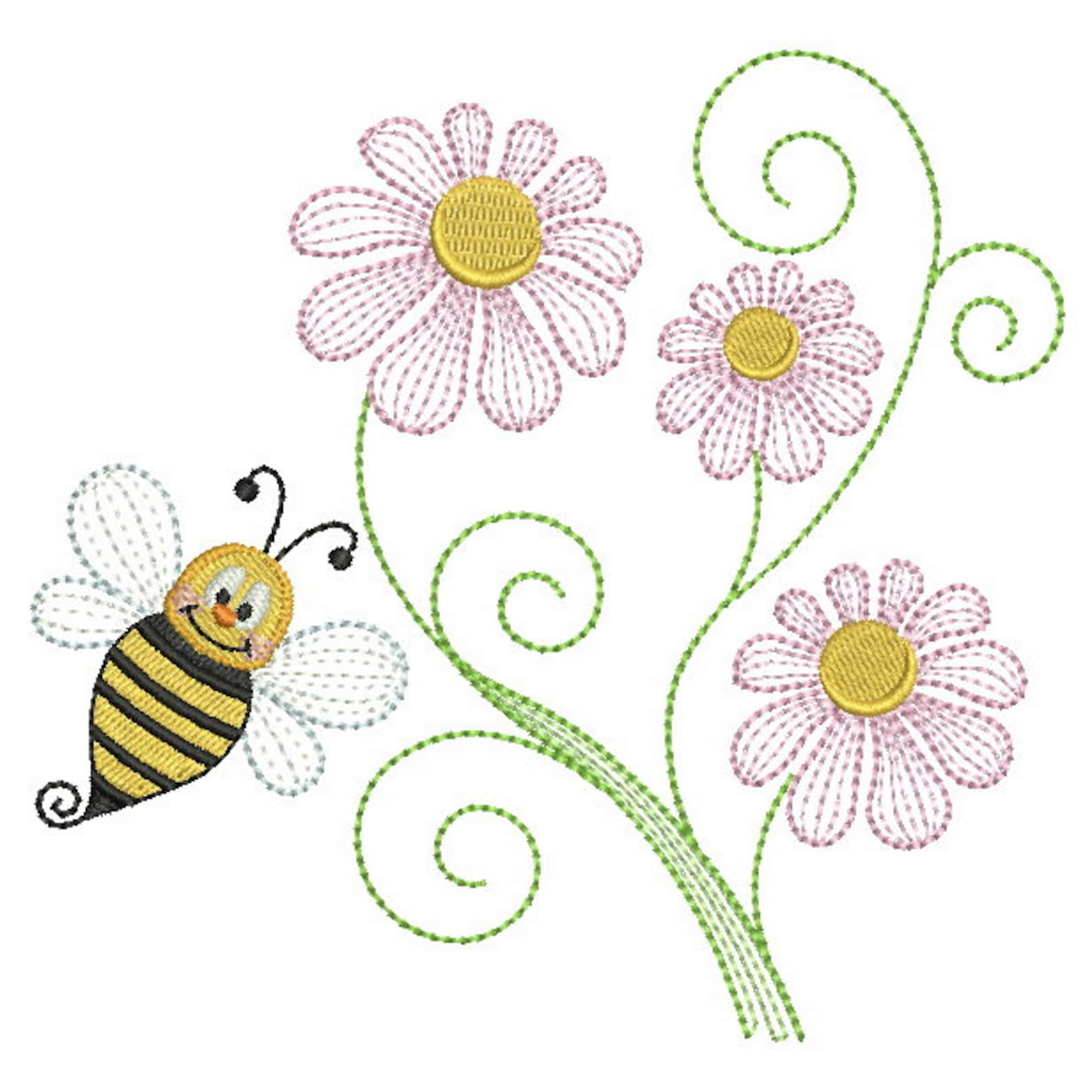 Spring Bugs Machine Embroidery Designs Instant Download 4x4 5x5 6x6 ...