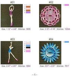 3D FSL Ballerina Free Standing Lace Machine Embroidery Designs Instant ...