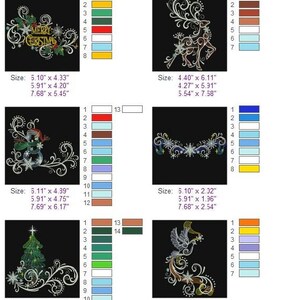 The Magic of Christmas Machine Embroidery Designs Instant - Etsy