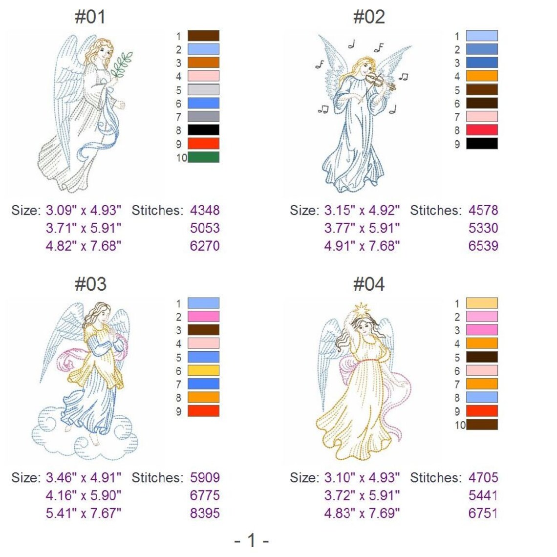 Vintage Angels Machine Embroidery Designs Pack Instant Download 5x5 6x6 ...