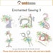 Enchanted Sewing Machine Embroidery Designs Pack Instant | Etsy