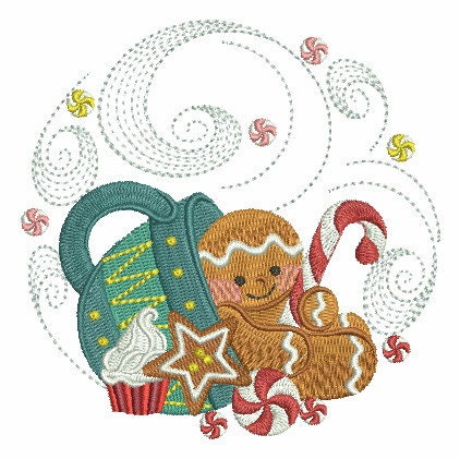 Christmas Fun Machine Embroidery Designs Instant Download 4x4 - Etsy