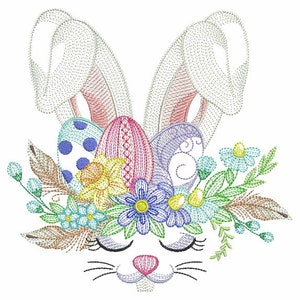 Happy Easter Machine Embroidery Designs Instant Download 5x5 6x6 8x8 ...