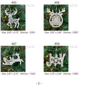 FSL Dazzling Christmas Free Standing Lace Machine Embroidery Designs ...