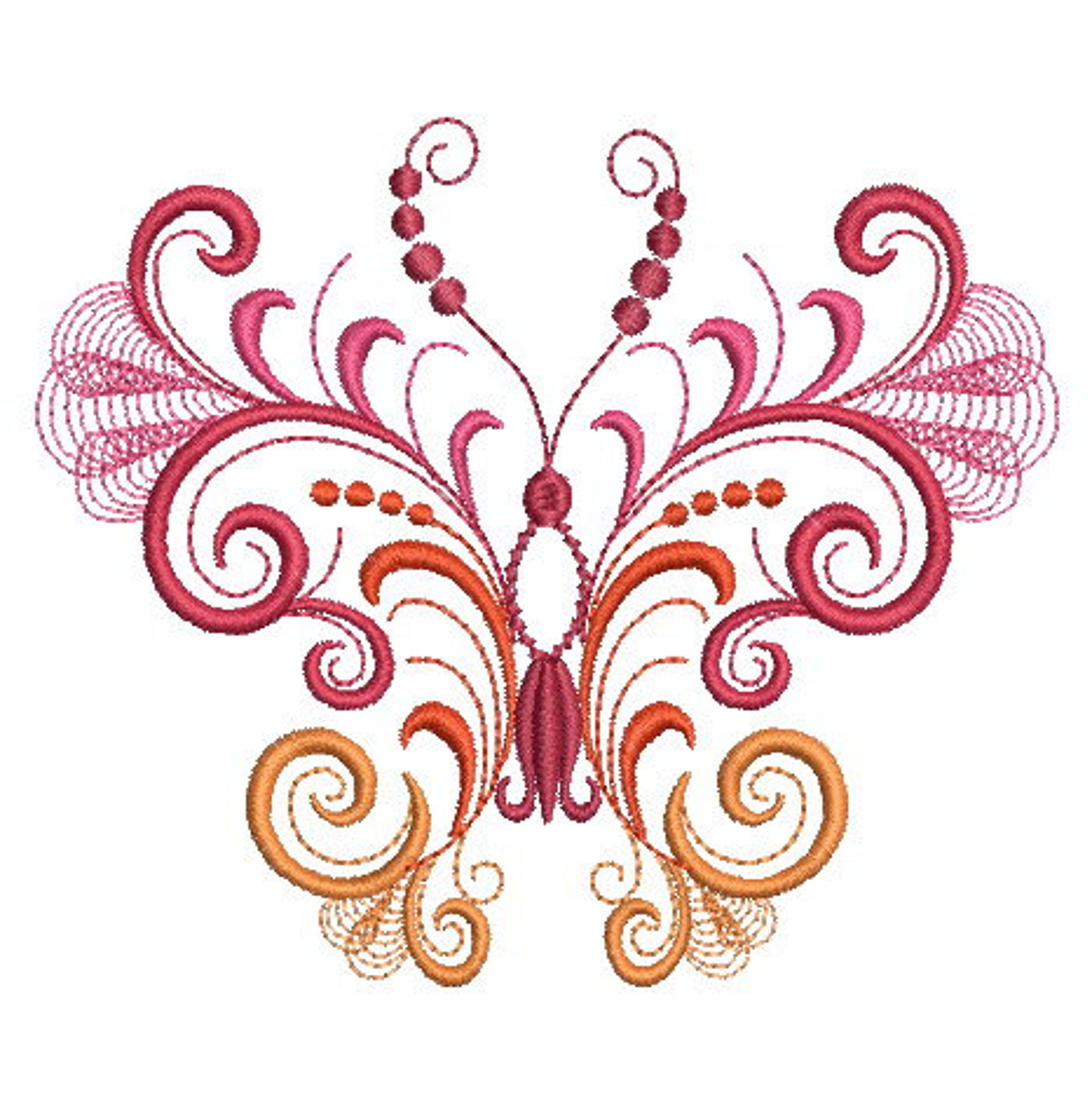 Decorative Butterflies Machine Embroidery Designs Instant - Etsy