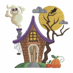Happy Halloween Machine Embroidery Designs Instant Download 4x4 5x5 ...