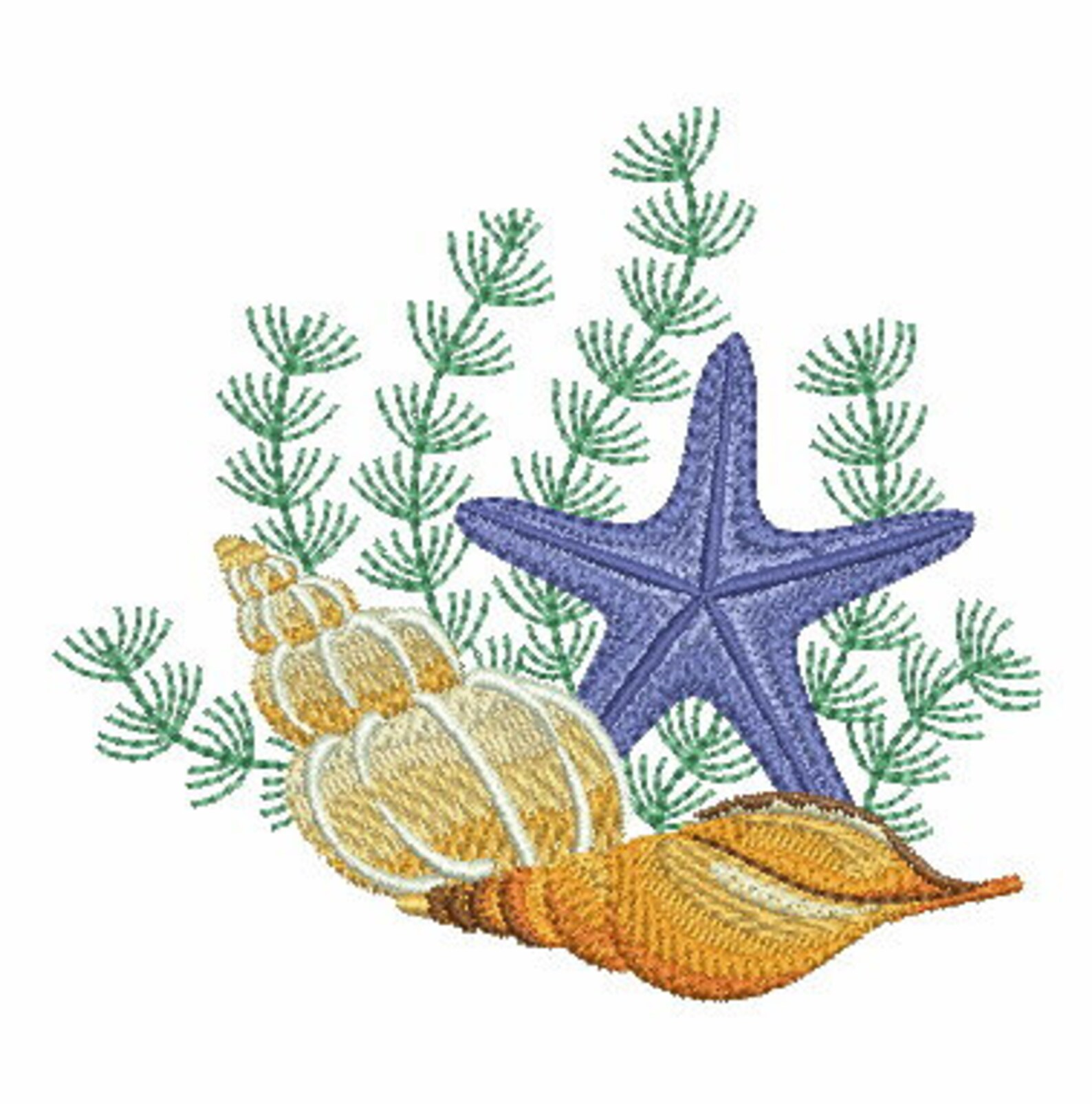 Seashells Machine Embroidery Designs Pack Instant Download 4x4 Hoop 11 ...