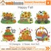 Happy Fall Machine Embroidery Designs Instant Download 4x4 5x5 Hoop 10 ...