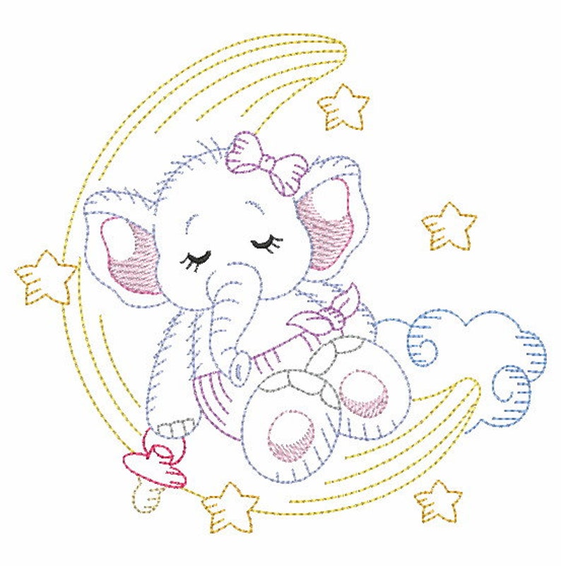 Vintage Sweet Dreams Machine Embroidery Designs Instant - Etsy