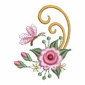 Pearl Roses Floral Machine Embroidery Designs Pack Instant Download 4x4 ...