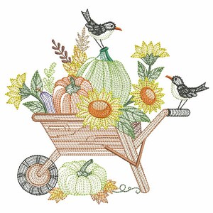 Autumn the Beautiful Machine Embroidery Designs Pack Instant Download ...