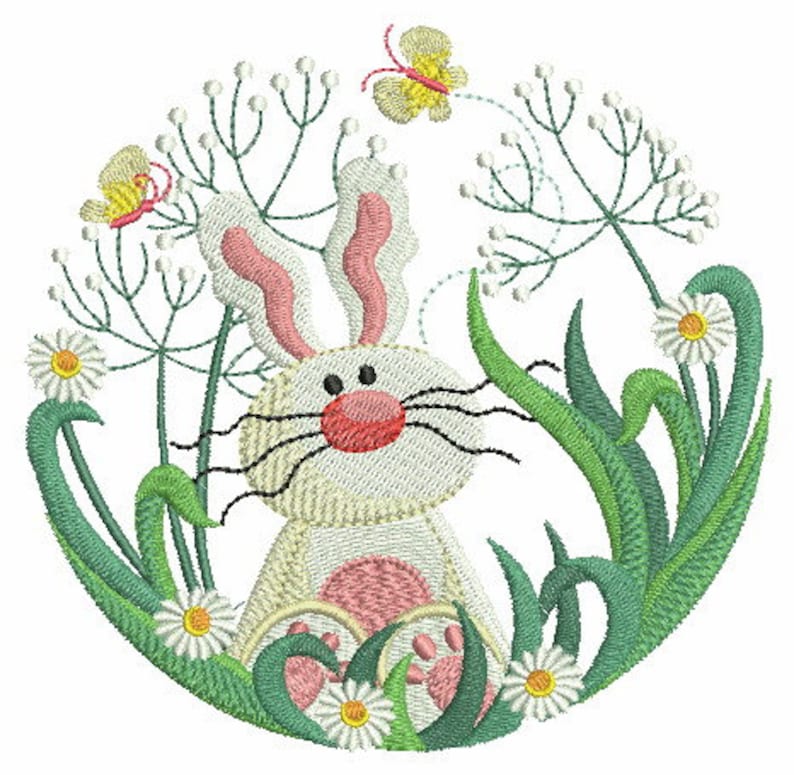 Spring Woodland Animals Machine Embroidery Designs Instant Download 4x4 ...