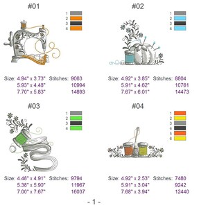 Enchanted Sewing Machine Embroidery Designs Pack Instant Download 5x5 ...