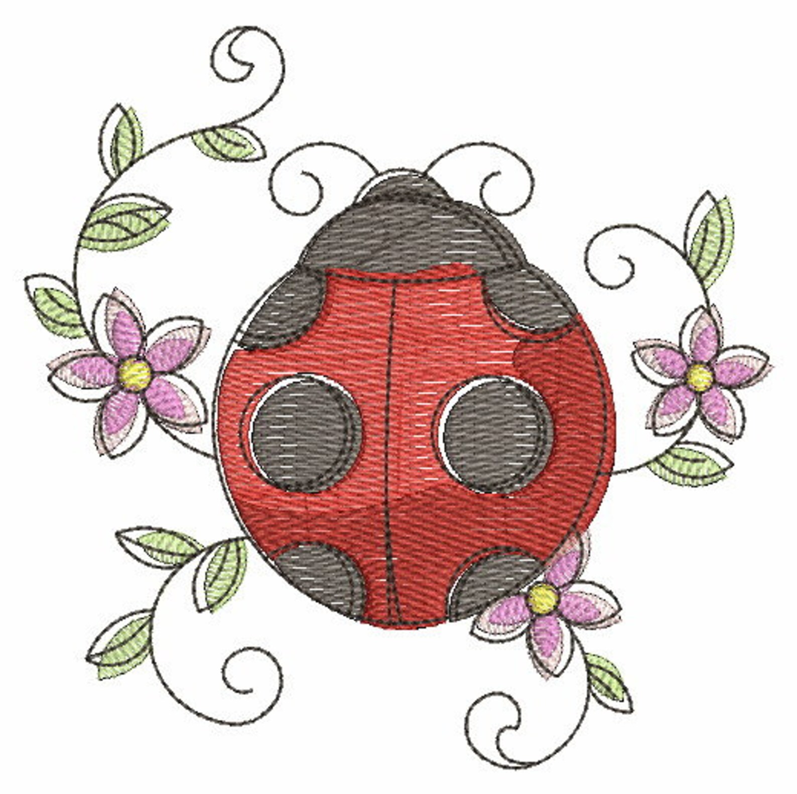 Spring Bugs Machine Embroidery Designs Instant Download 4x4 5x5 6x6 ...