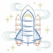 Out of This World Machine Embroidery Designs Pack Instant Download 4x4 ...
