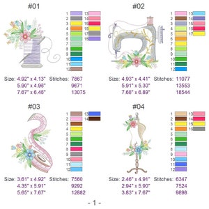 Enchanted Sewing Machine Embroidery Designs Pack Instant Download 5x5 ...