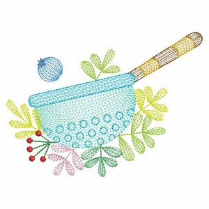 Kitchen Utensils Machine Embroidery Designs Pack Instant Download 4x4 ...