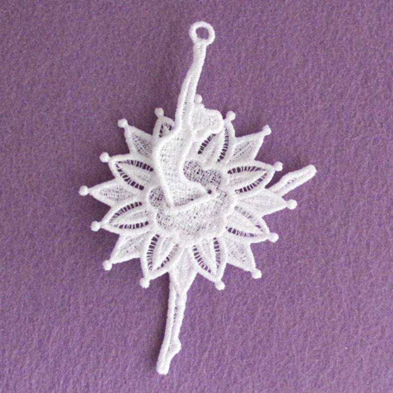 FSL Ballerina Free Standing Lace Machine Embroidery Designs Instant ...