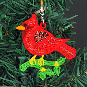 FSL Christmas Cardinal Free Standing Lace Machine Embroidery Designs ...