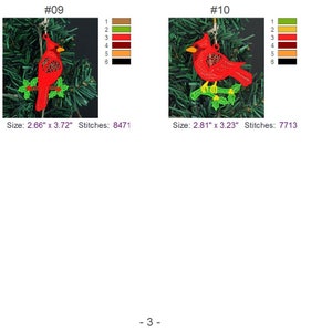 FSL Christmas Cardinal Free Standing Lace Machine Embroidery Designs ...
