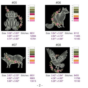 The Beauty of Whitework Machine Embroidery Designs Instant Download 4x4 ...