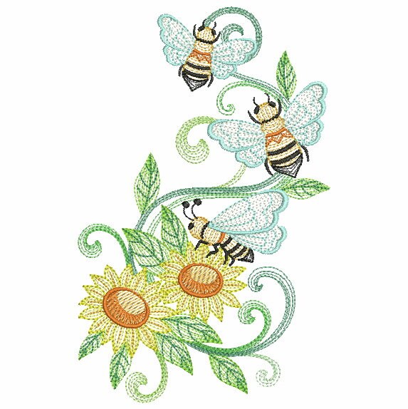 Fluttering Fancy Machine Embroidery Designs Pack Instant Download 5x5 ...