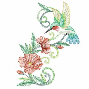 Fluttering Fancy Machine Embroidery Designs Pack Instant Download 5x5 ...