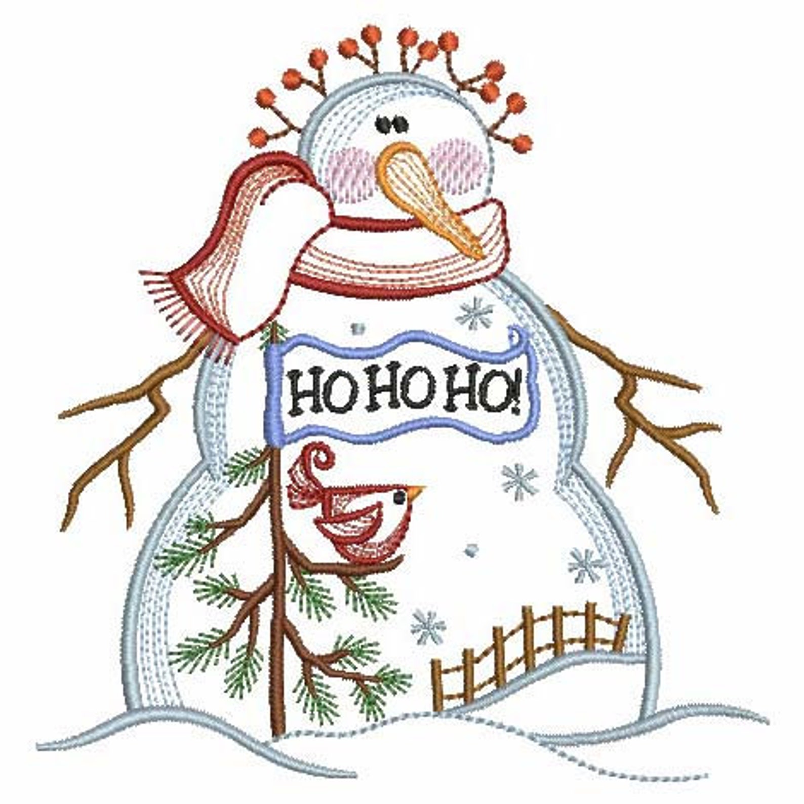 Vintage Snowman Machine Embroidery Designs Instant Download 4x4 5x5 6x6 ...