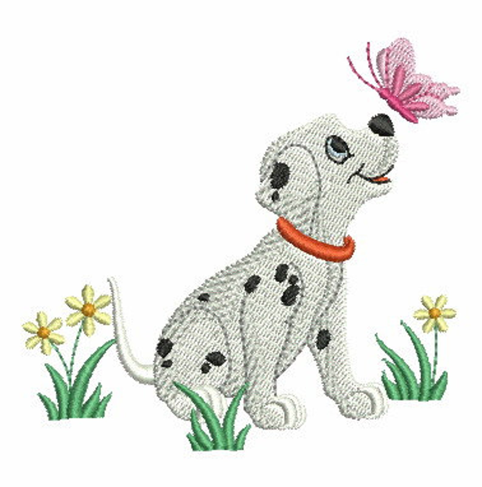 Playful Puppy Machine Embroidery Designs Instant Download 4x4 5x5 Hoop ...