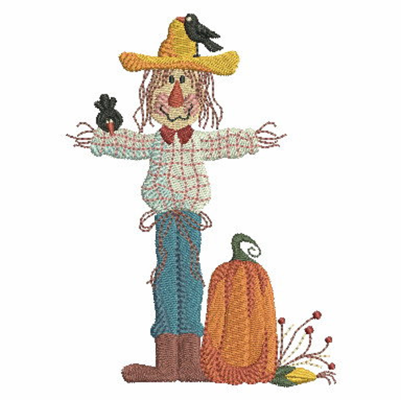 Country Autumn Scene Machine Embroidery Designs Pack Instant Download ...