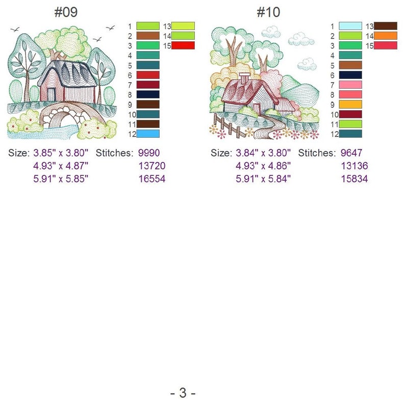 Country Farmhouse Machine Embroidery Designs Instant Download 4x4 5x5 ...