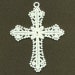 FSL Filigree Cross Free Standing Lace Ornaments Machine Embroidery ...