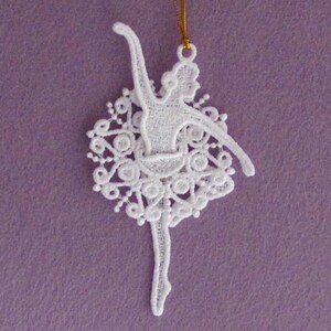 FSL Ballerina Free Standing Lace Machine Embroidery Designs Instant ...