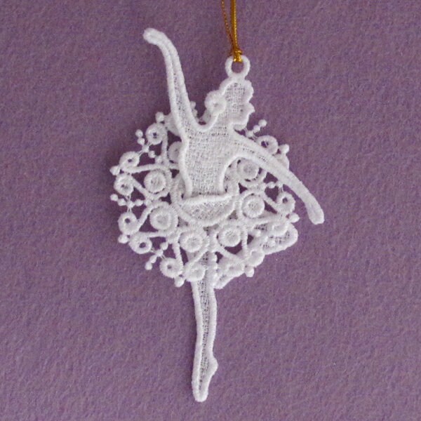 FSL Ballerina Free Standing Lace Machine Embroidery Designs - Etsy