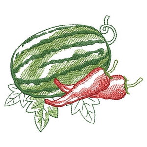 Fruit and Veggie Machine Embroidery Designs Pack Instant Download 4x4 ...