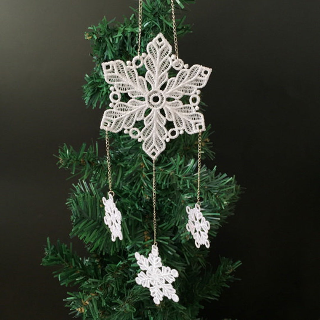 FSL Christmas Ornaments Free Standing Lace Machine Embroidery Designs ...