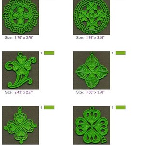 FSL Four Leaf Clover - Free Standing Lace Machine Embroidery Designs ...