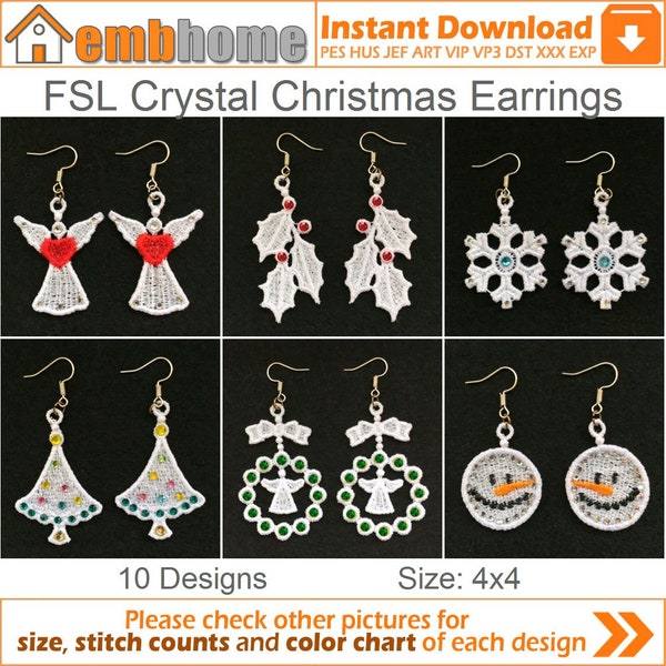 Fsl Earrings - Etsy