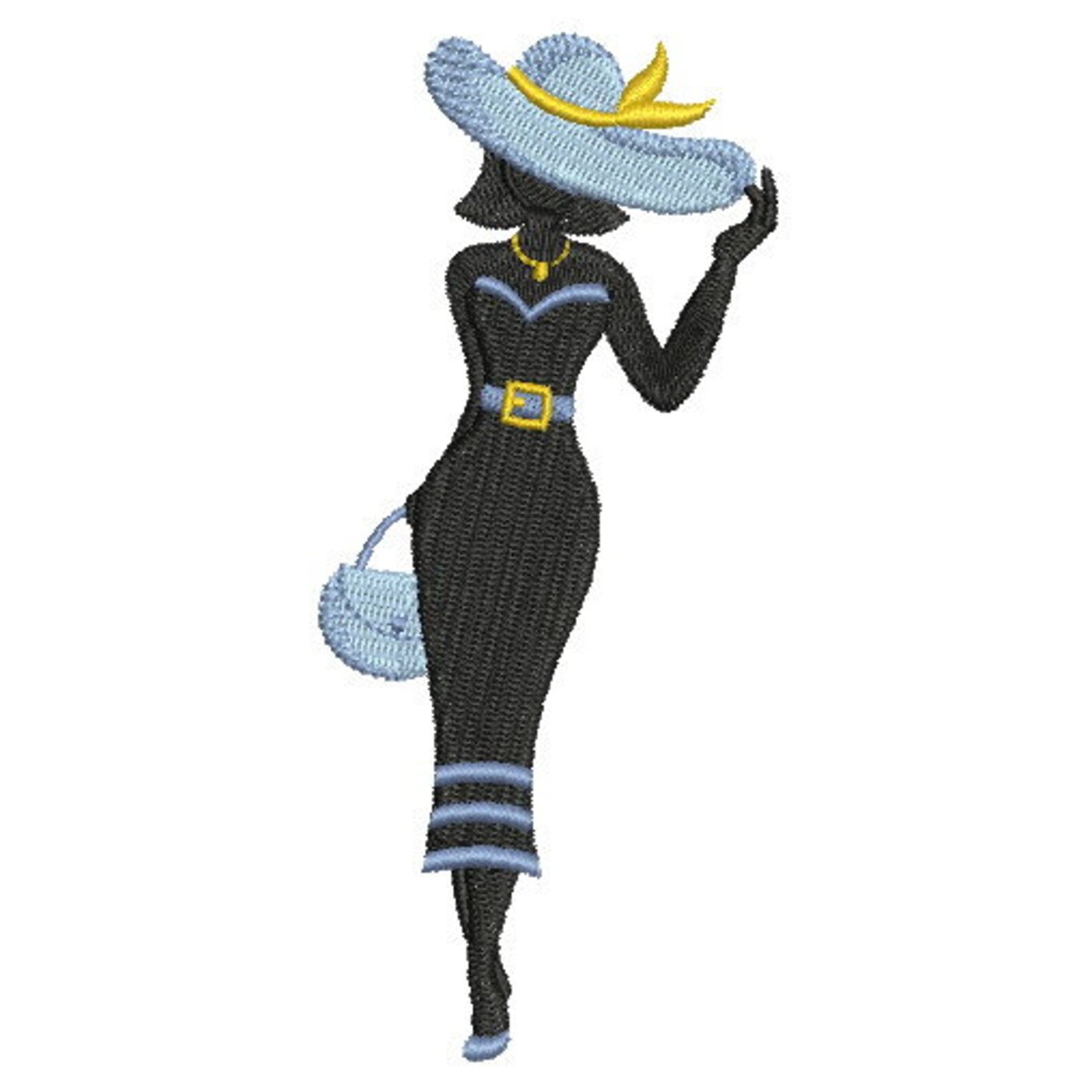 Fashion Women Silhouettes Machine Embroidery Designs Instant - Etsy