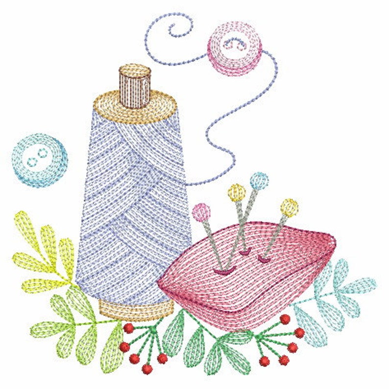 Enchanted Sewing Machine Embroidery Designs Pack Instant - Etsy