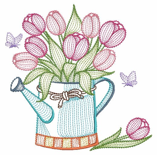 Spring Has Sprung Embroidery Designs Instant Download 5x5 6x6 - Etsy