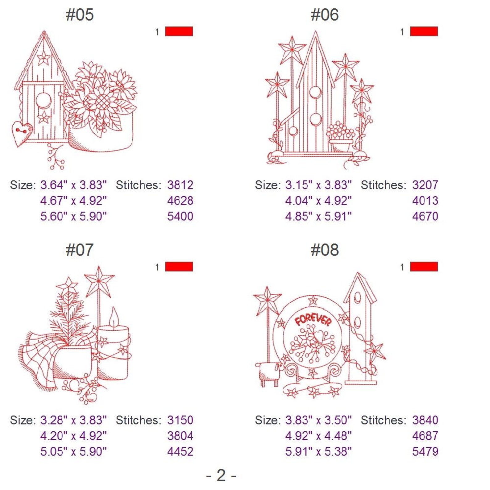 Redwork Bless Our Home Quilt Heirloom Machine Embroidery - Etsy