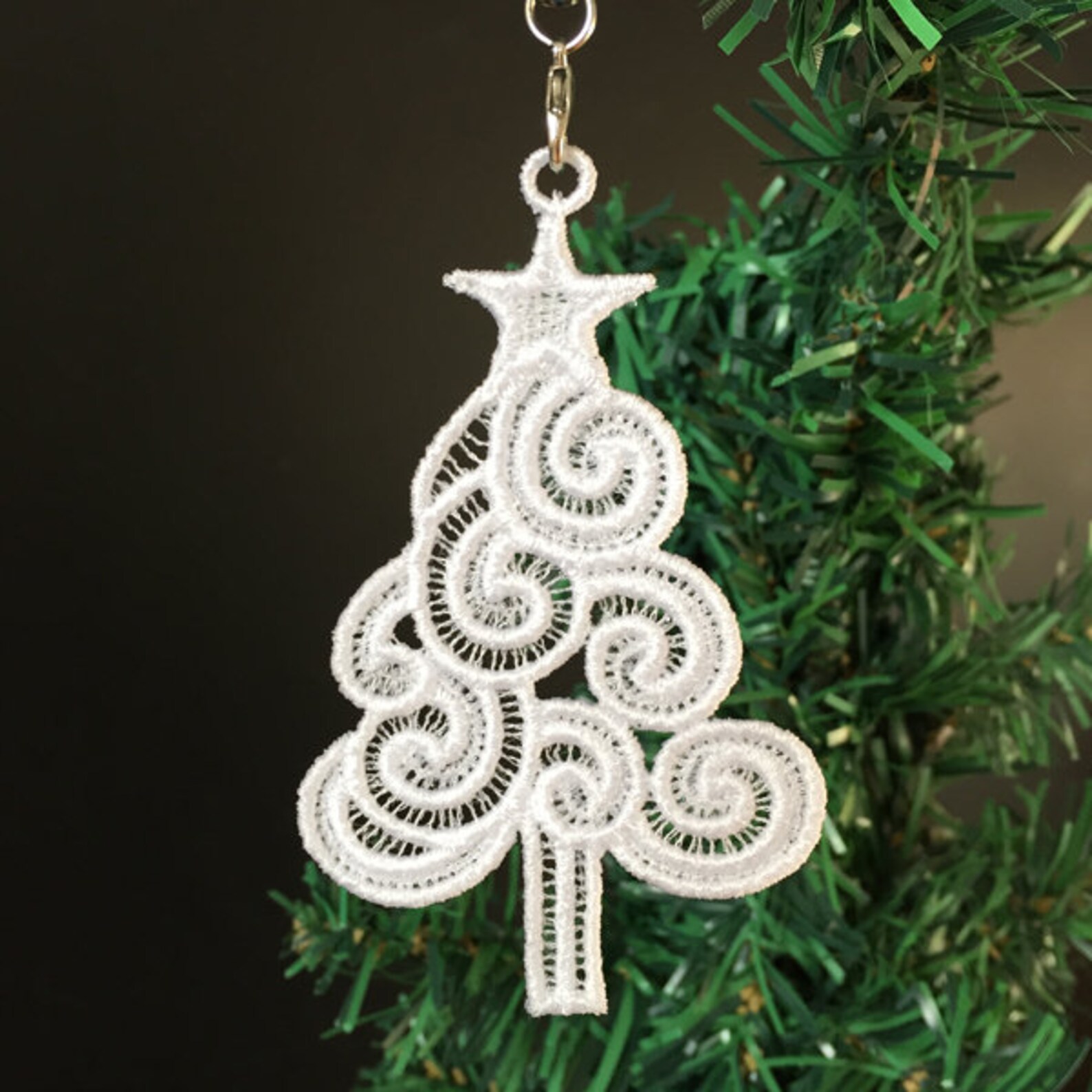 FSL Filigree Christmas Free Standing Lace Christmas Ornament Machine ...