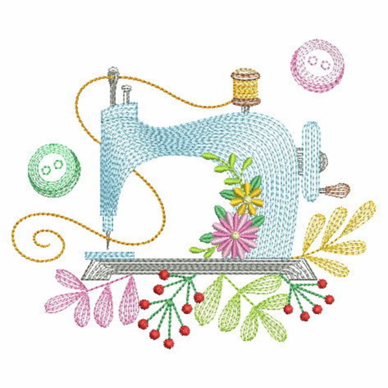 Enchanted Sewing Machine Embroidery Designs Pack Instant - Etsy