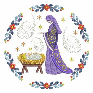 Nativity Machine Embroidery Designs Pack Instant Download 4x4 5x5 Hoop ...