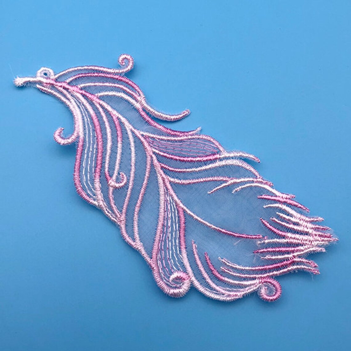Organza Feathers Machine Embroidery Designs Instant Download - Etsy
