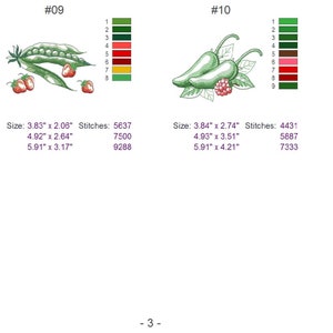 Fruit and Veggie Machine Embroidery Designs Pack Instant Download 4x4 ...